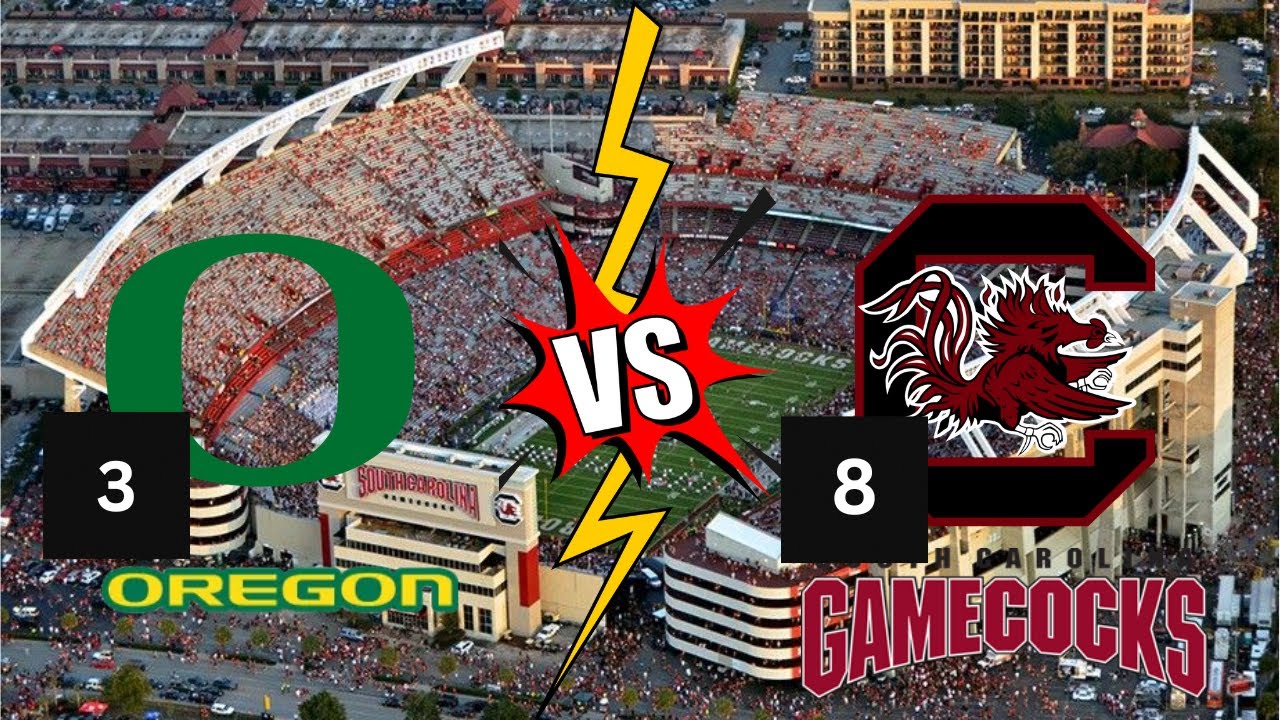 #3 Oregon @ #8 South Carolina Week 3. NCAA 13 Gameplay - YouTube