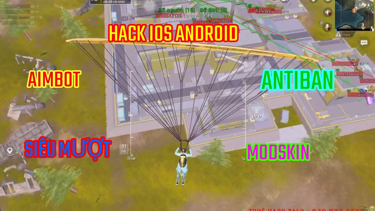 H.A.C.K P.U.B.G MOBILE IOS ANDROID l HIỆN ĐỊCH , AIMBOT , ANTIBAN , MODSKIN , IPA CHƠI GAME QUÁ ...