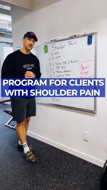 How to design a program for a client with Shoulder Pain #shoulderpain # ...