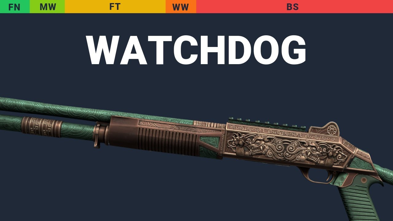 XM1014 Watchdog - Skin Float And Wear Preview - YouTube