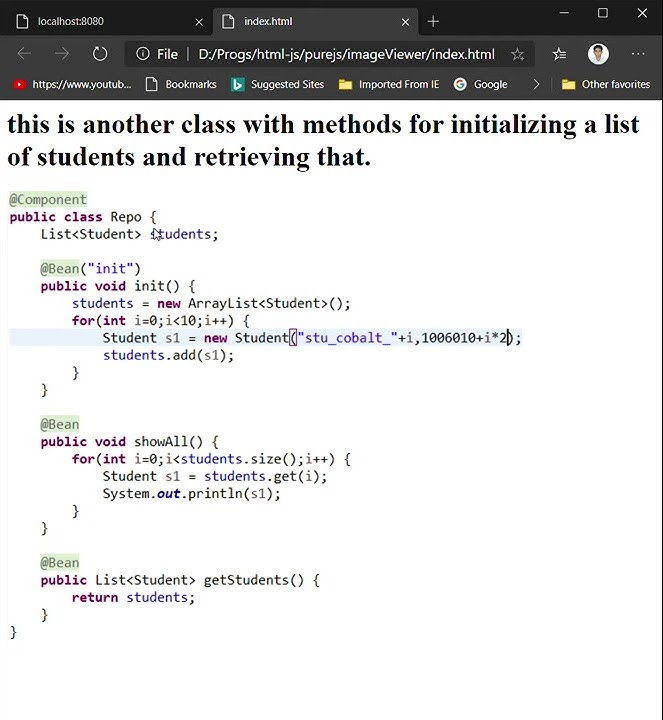 Thymeleaf demo with springboot - YouTube