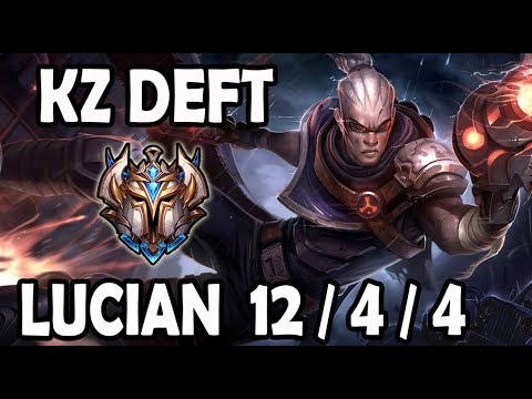 KZ Deft Lucian & Yuumi vs Kalista (ADC) Ranked Challenger Korea - YouTube