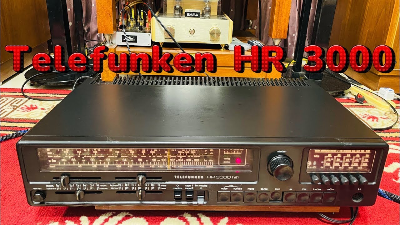 TELEFUNKEN HR3000 HIFI MADE IN GERMANY สภาพเดิมสวยมาก ใช้งานเหมือนใหม่ ...