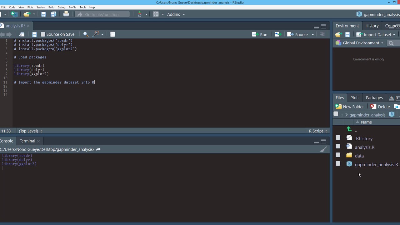 Import data into R - YouTube