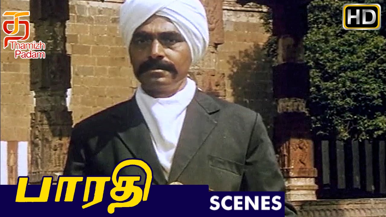 Bharathi Tamil Movie | Elephant beats Bharathi | Sayaji Shinde ...