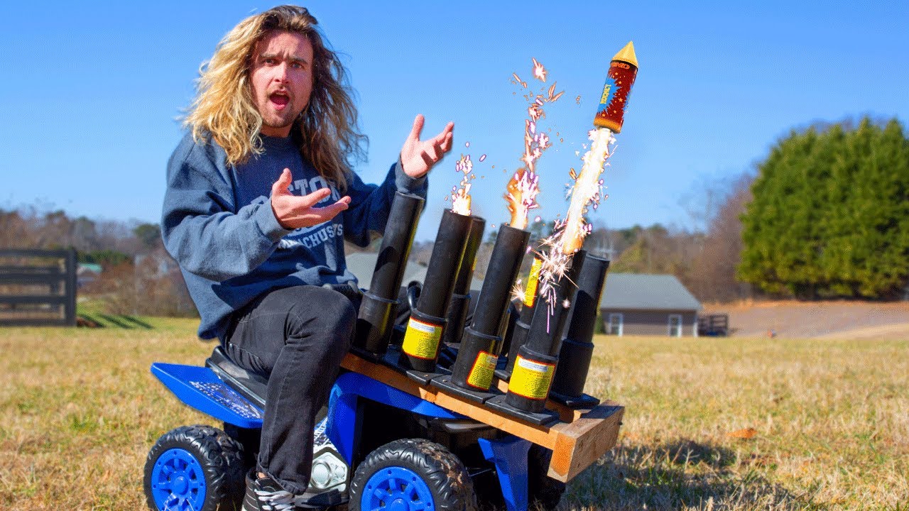 The World's First Firework Tank - YouTube