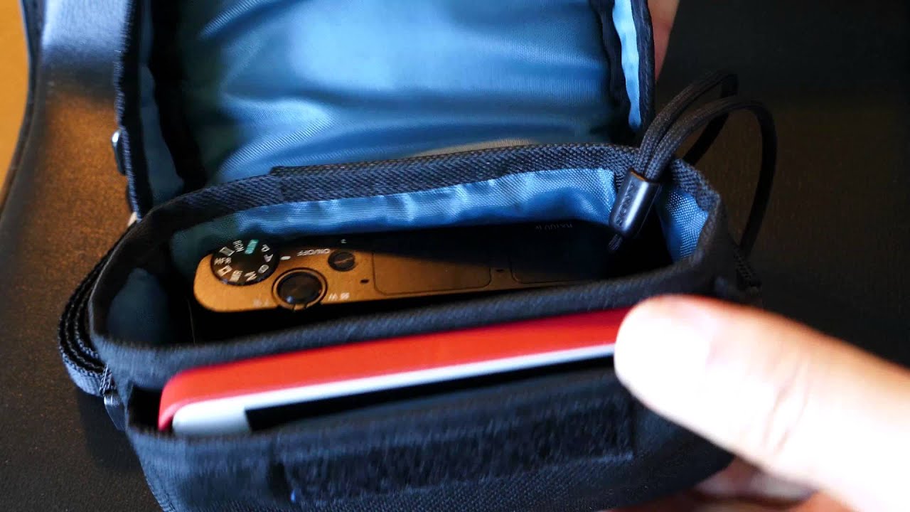 RX100M4 Camera Belt Pouch - YouTube