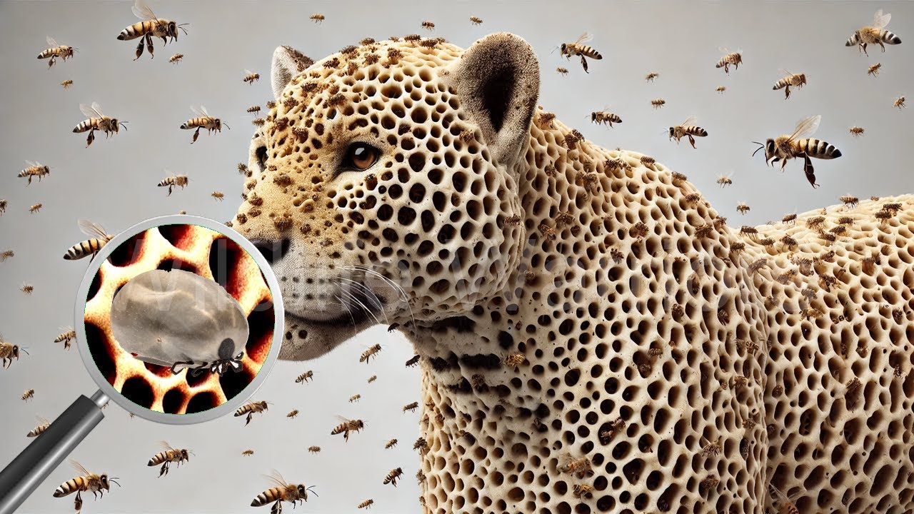 Bees Blanket This Jaguar’s Spots, Crawling From Tail to Ears. - YouTube
