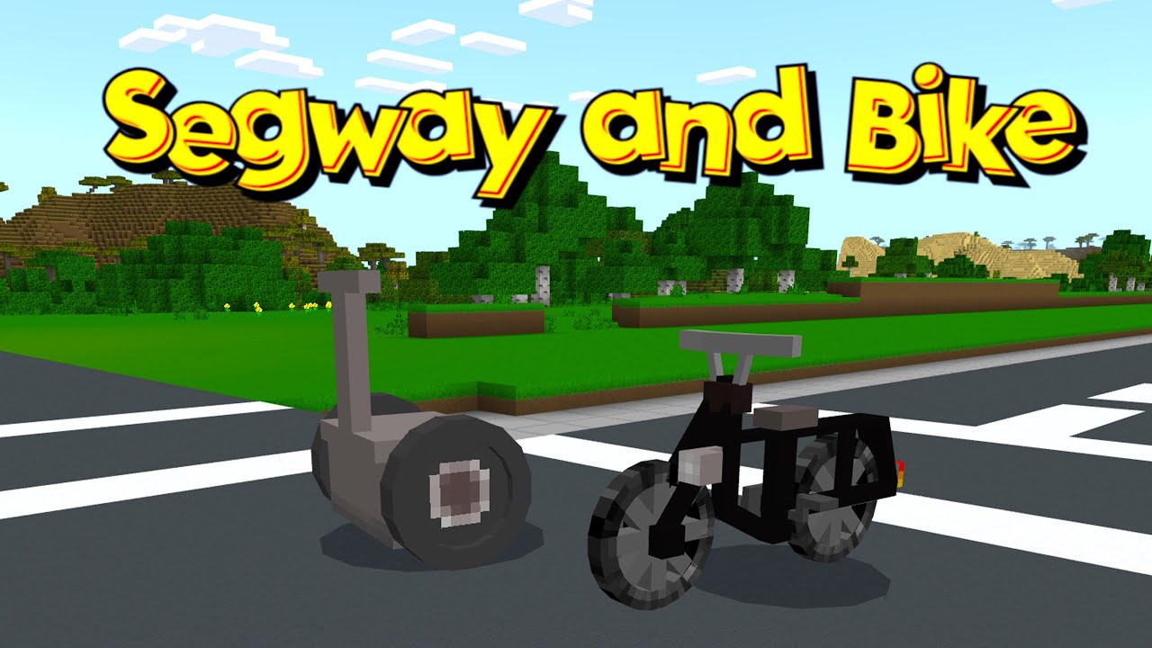 🚴 Explore Minecraft with Ease: Segway And Bike Mod! 🌍 - YouTube