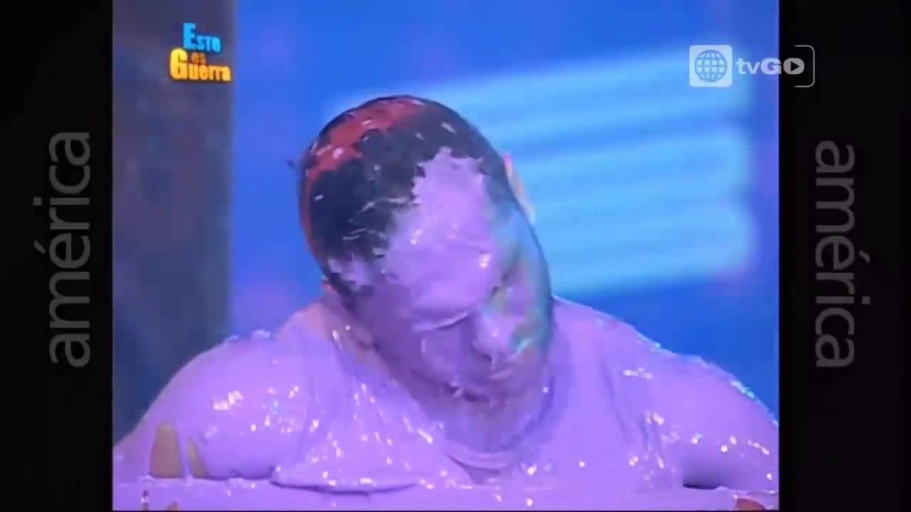 Handsome Model Getting Slimed - YouTube