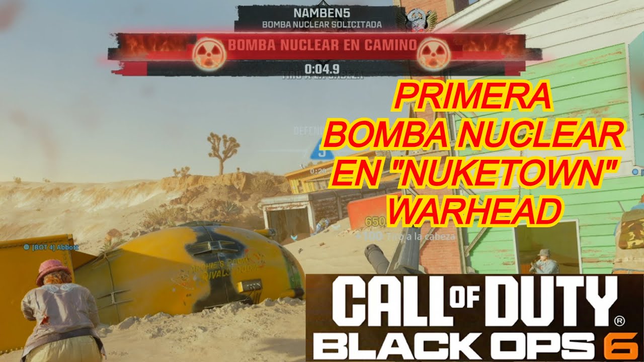 MI PRIMERA BOMBA NUCLEAR! BLACK OPS 6 "NUKETOWN" WARHEAD - YouTube