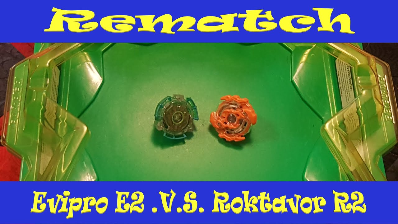 BEYBLADE BATTLE!!- EVIPERO E2 .V.S. ROKTAVOR R2 #beybladebattles ...