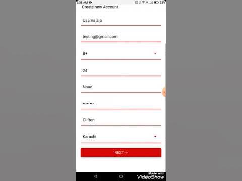 Blood Donation App - React Native Expo - YouTube