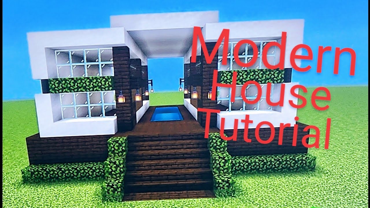 Modern House Tutorial - YouTube