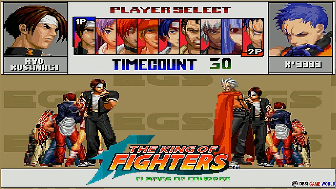 The King Of Fighter - KOF FLAMES OF COURAGE (Mugen) - YouTube
