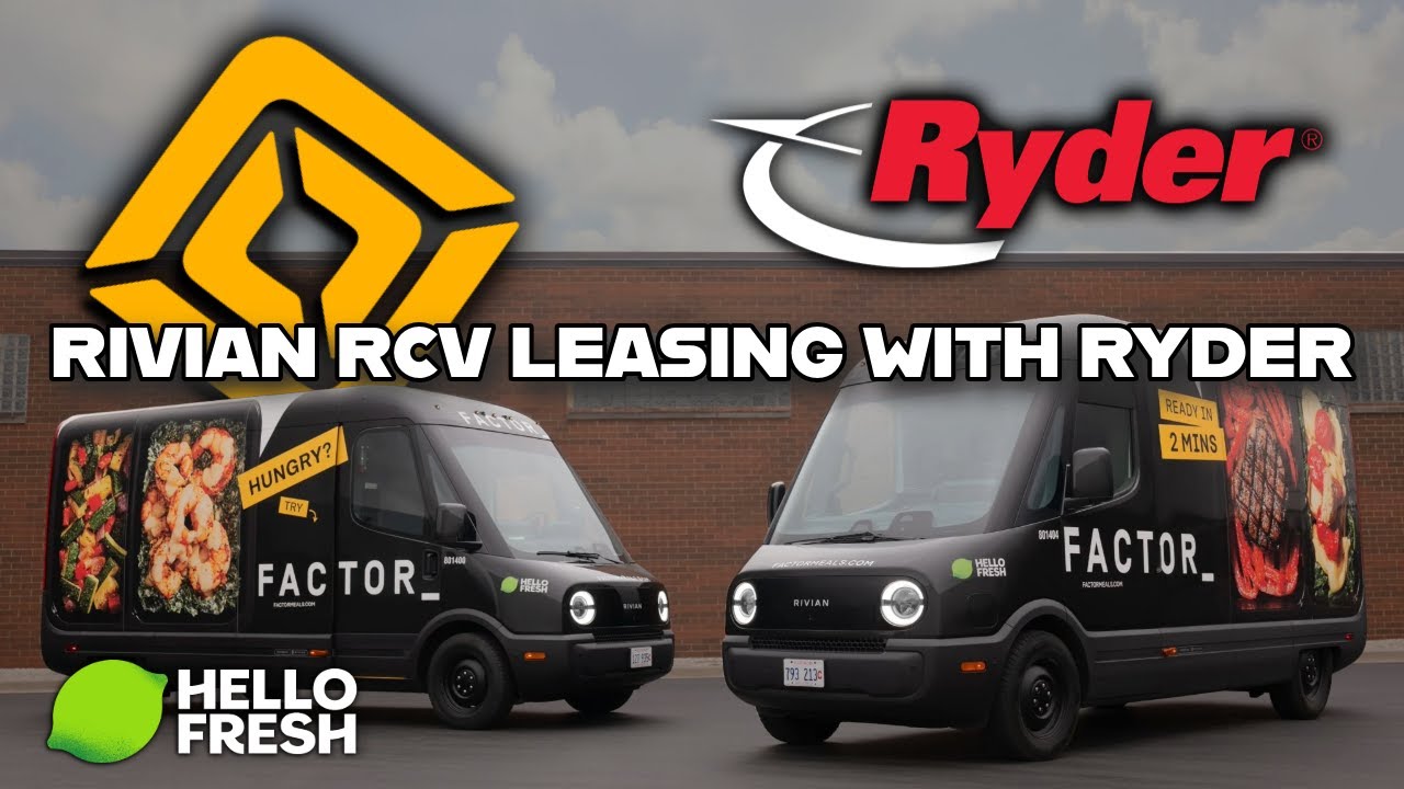Rivian Vans Are Now Being Leased Through Ryder - YouTube