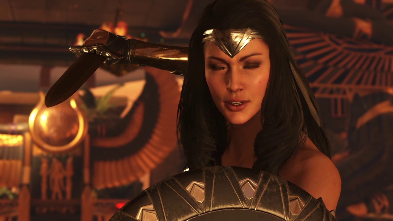Injustice 2 Wonder Woman Movie Skin Gameplay Youtube