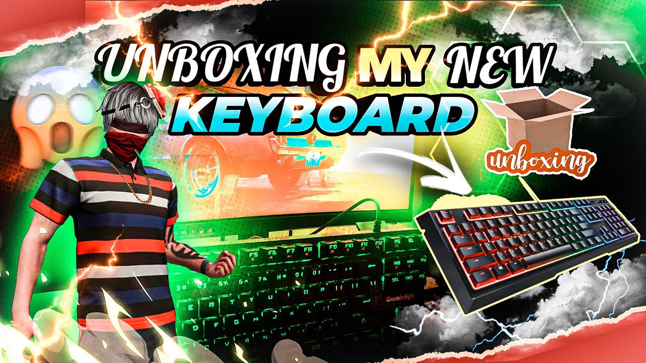 UNBOXING MY NEW KEYBORD 📦 || PC SETUP TOUR || FREE FIRE PC SETUP - YouTube