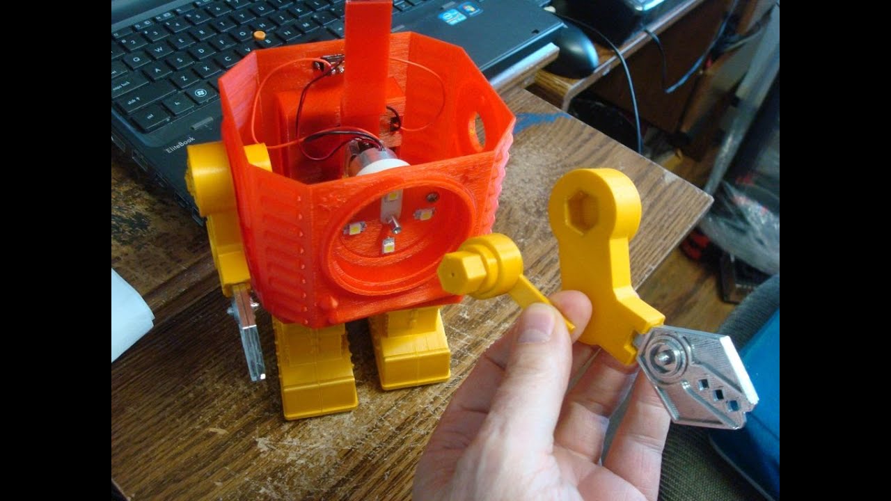 Build the 3d printed Jupiter 2 Radar Robot. - YouTube