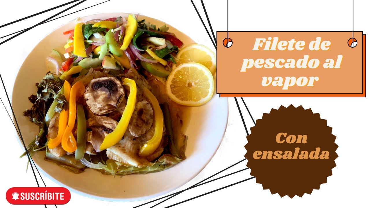 Filete de pescado al vapor - YouTube