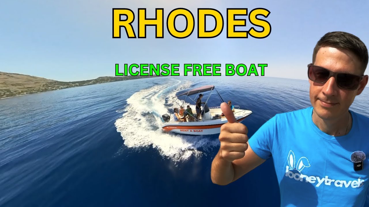 Renting a License Free Boat in Rhodes | Rhodos | Rodos | Greece - YouTube