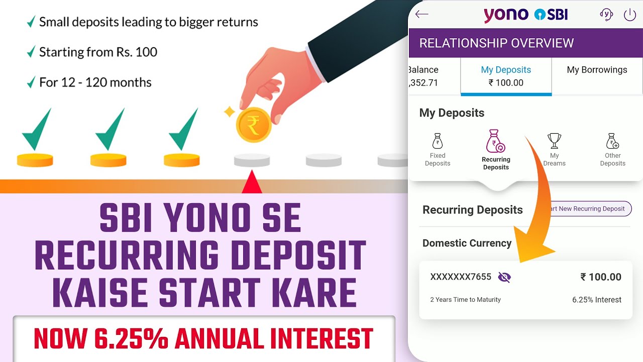 SBI Recurring Deposit From Home 2023 | No document Needed | How to ...