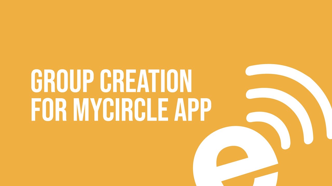 Group Creation For Mycircle app - YouTube