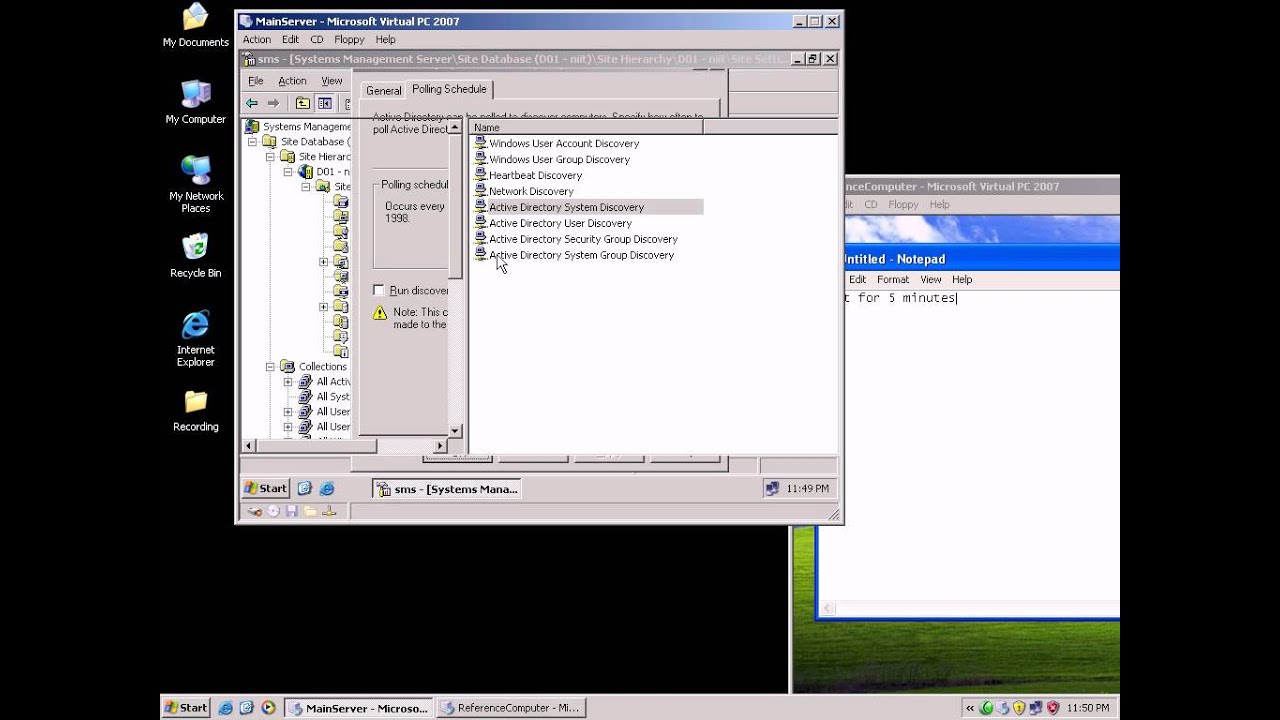 Microsoft SMS System Managment Server Installation - YouTube