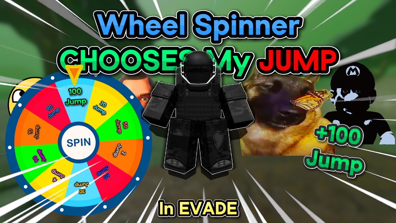 Evade, But The Wheel Spinner CHOOSES My JUMP - YouTube