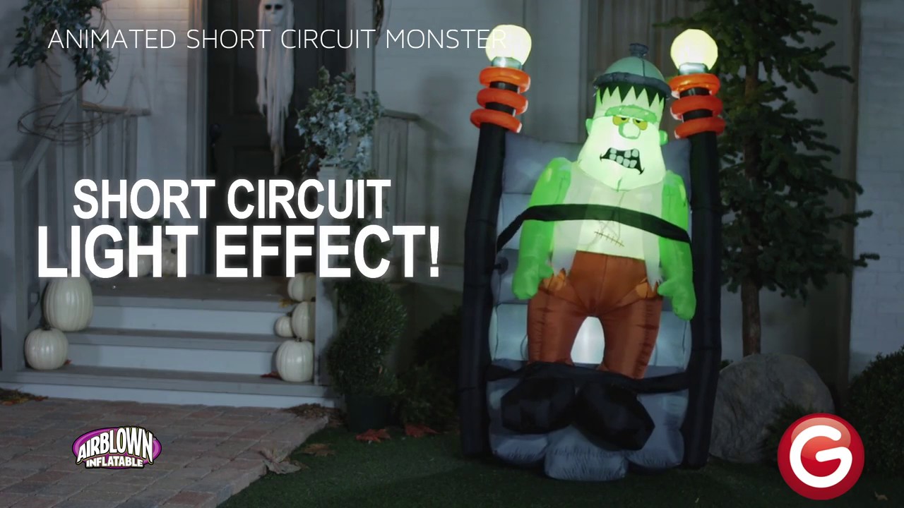 Short Circuit Monster Airblown Inflatable - YouTube