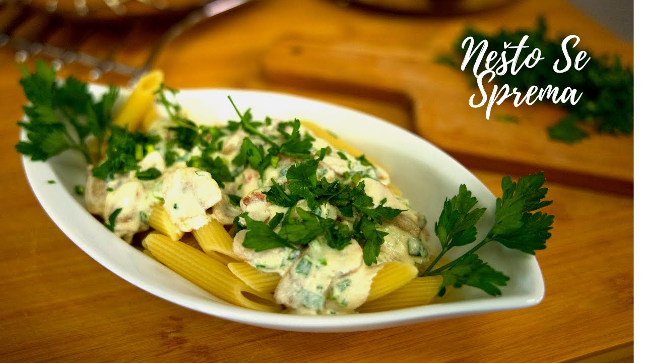 Pasta BOSCAIOLA za 10 minuta!Pasta BOSCAIOLA in 10 minutes!Паста ...