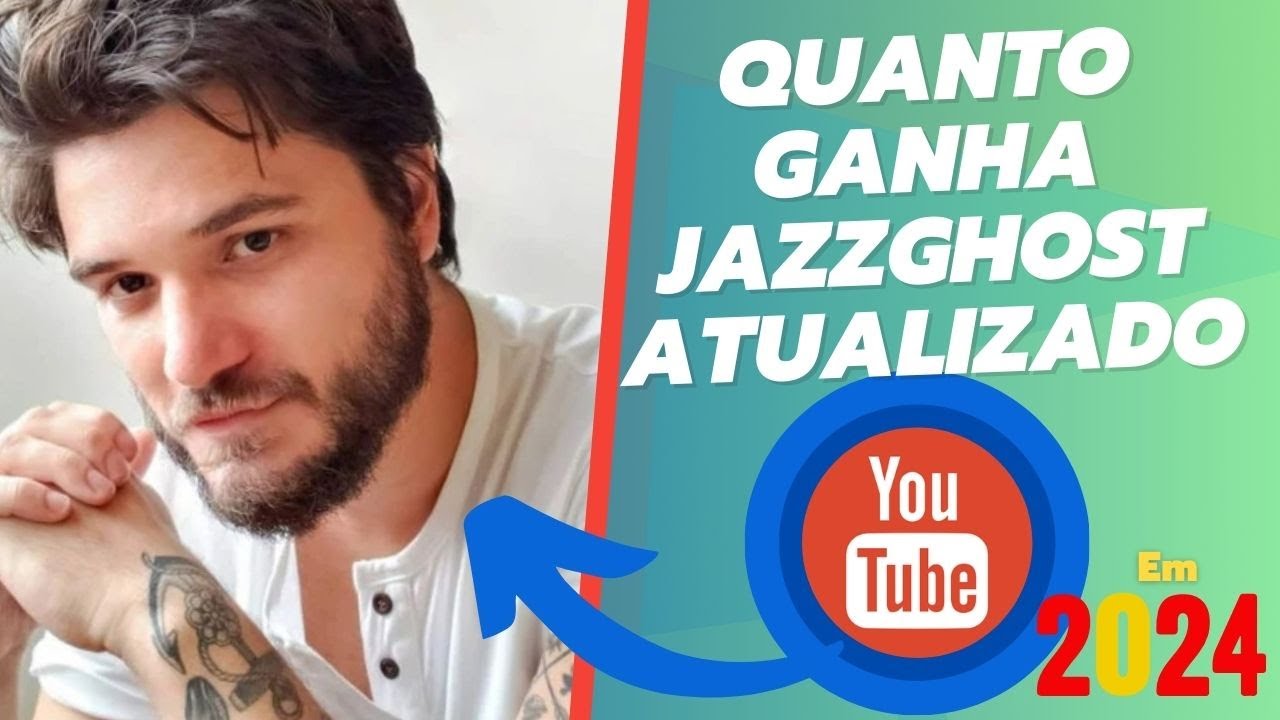 Quanto ganha o canal Jazzghost em 2024 Atualizado - YouTube