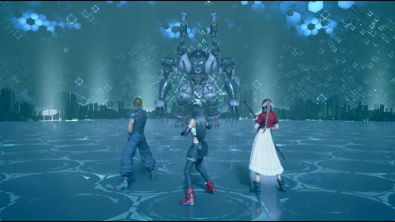 Final Fantasy 7 Remake - Cloud & Tifa & Aerith vs Top Secrets (Hard ...