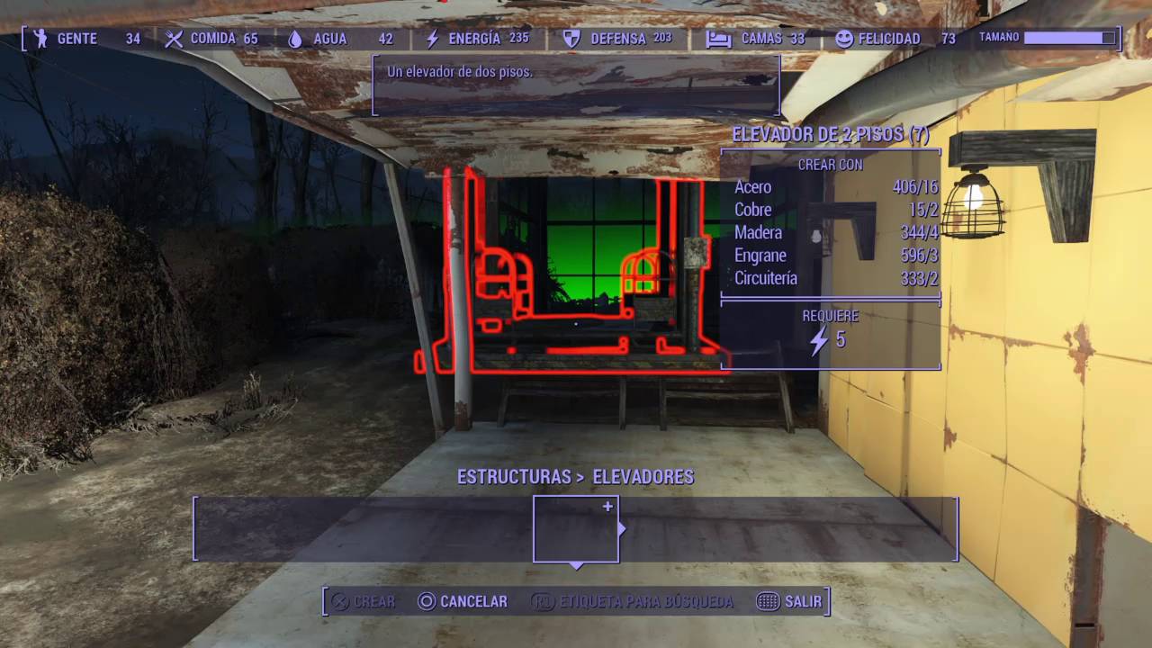 Fallout 4 Contraption Workshop Elevator Buttons Bug/Glitch Solved - YouTube