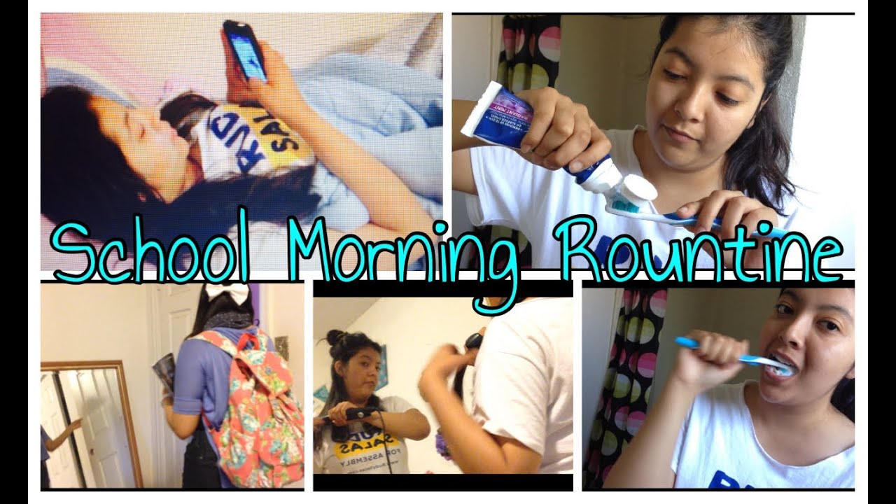 My School Morning Routine - YouTube
