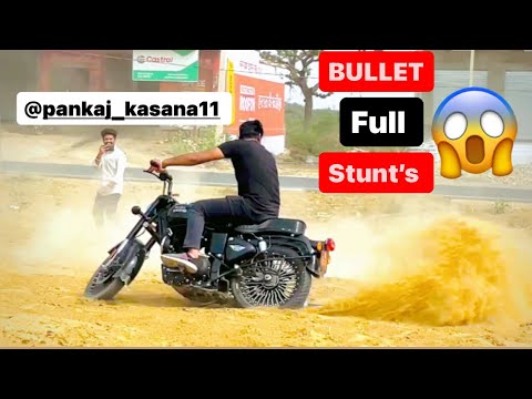 Bullet Stunt’s / Bullet 350 Fully Stunts / #bullet350 #bullet #stunts # ...