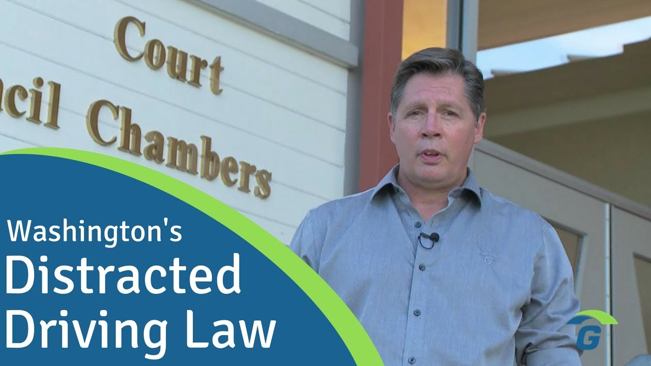 Washington's New Distracted Driving Law: What You Need to Know - YouTube