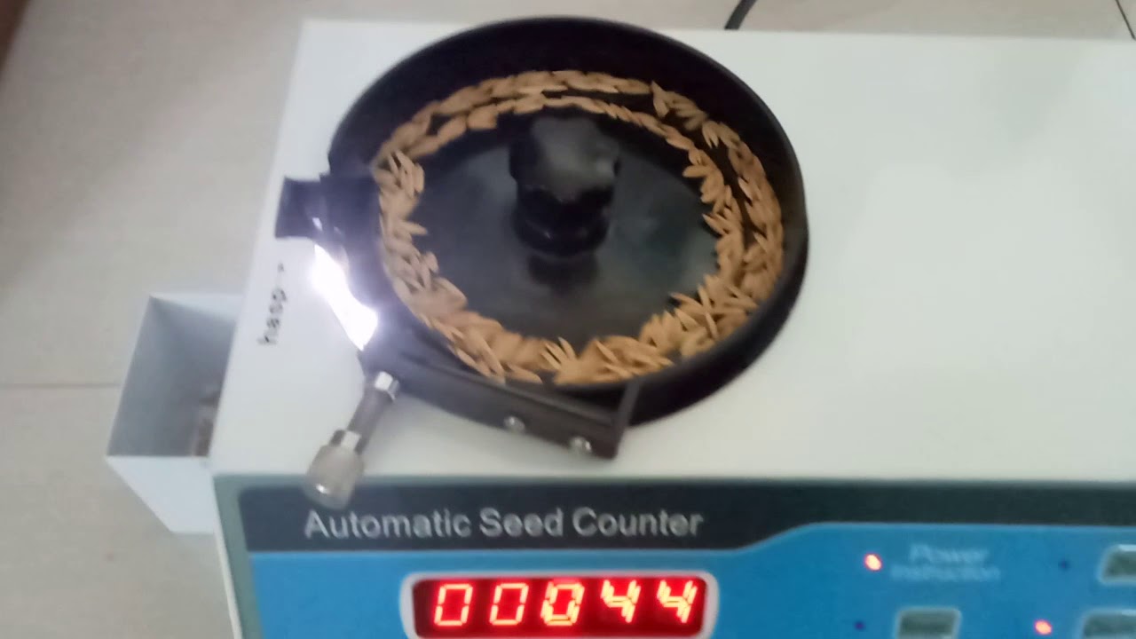 paddy seed counter Vacuum Seed Counting And Placing Instrument - YouTube