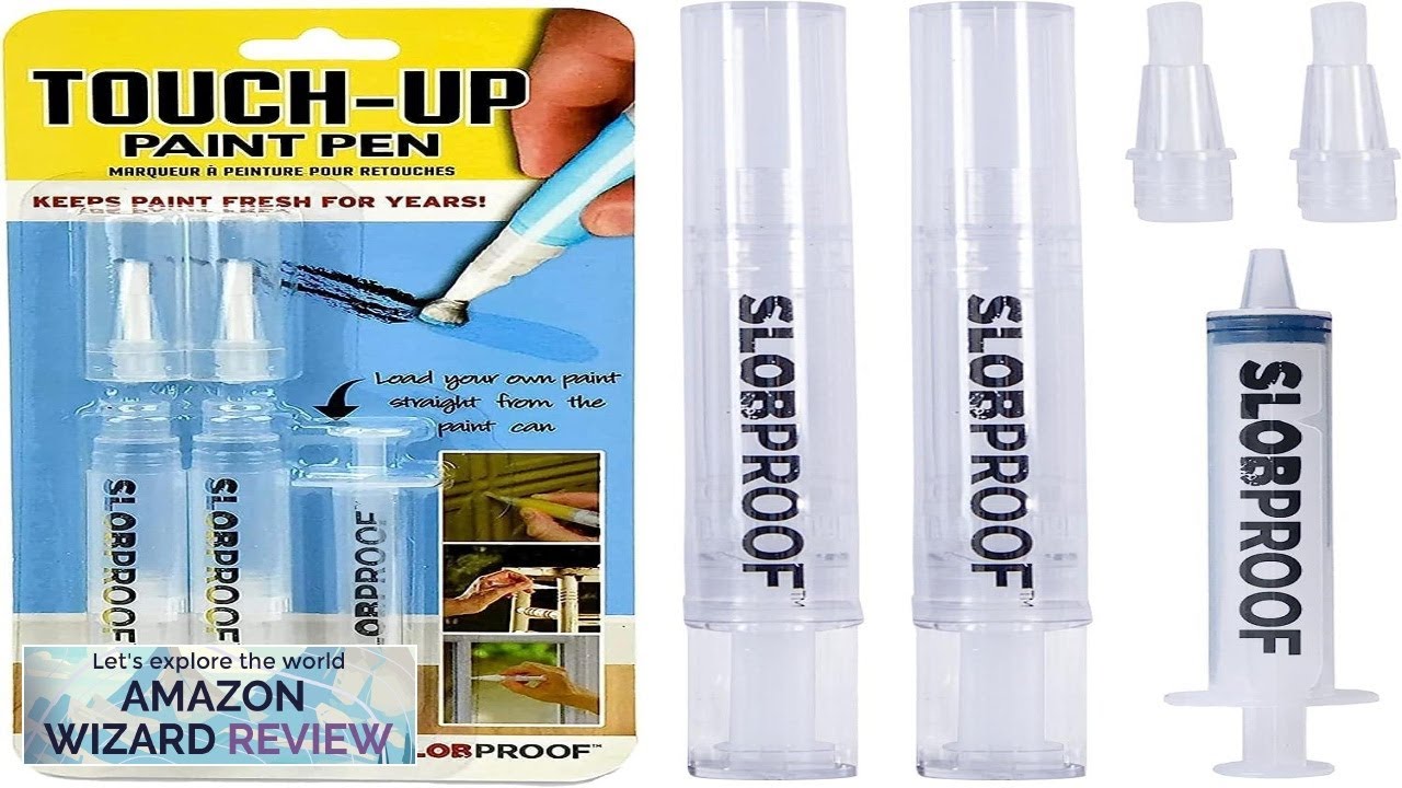 Slobproof Touch Up Paint Pen- Refillable Paint Brush Pens 2 in 1 Review ...