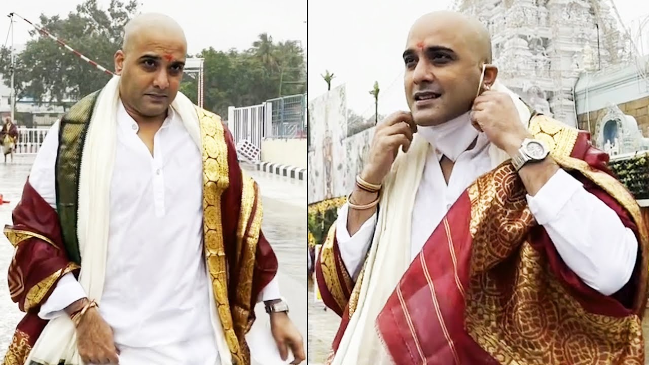 Actor Tarun Kumar Visits Tirumala Temple | Daily Culture - YouTube