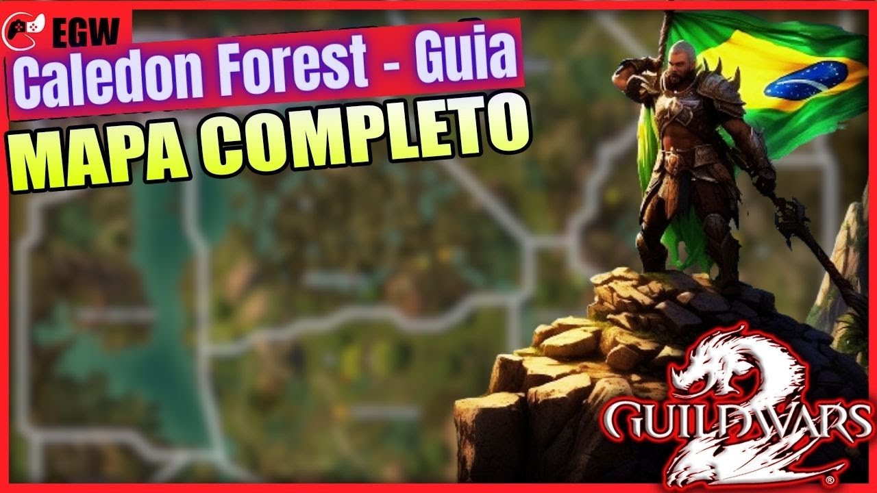 Guild Wars 2 [ Caledon Forest - Guia ] Passo a Passo Mapa Completo ...