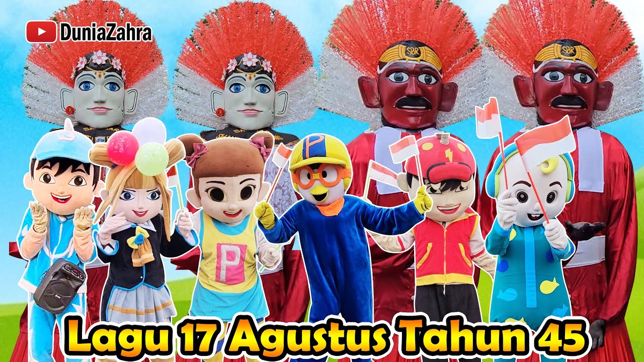 Badut & Ondel ondel Lagu 17 Agustus Tahun 45 Dj Remix - YouTube