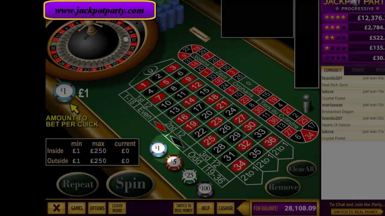 JACKPOT PARTY 'HOW TO PLAY ONLINE ROULETTE' VIDEO TUTORIAL - YouTube