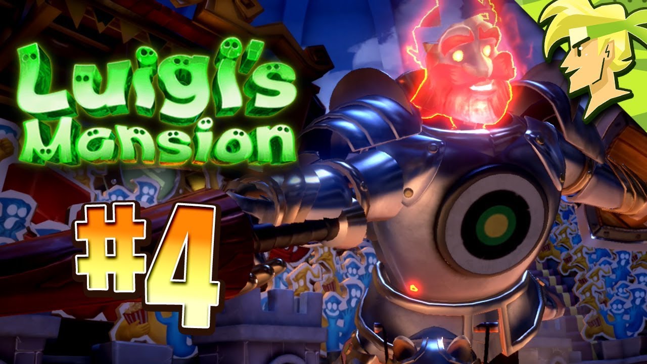 Luigi's Mansion 3 - Part 4 - The Knight That Came To Fight - YouTube