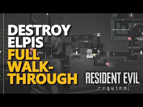 Destroy Elpis FULL WALKTHROUGH Resident Evil Requiem 9