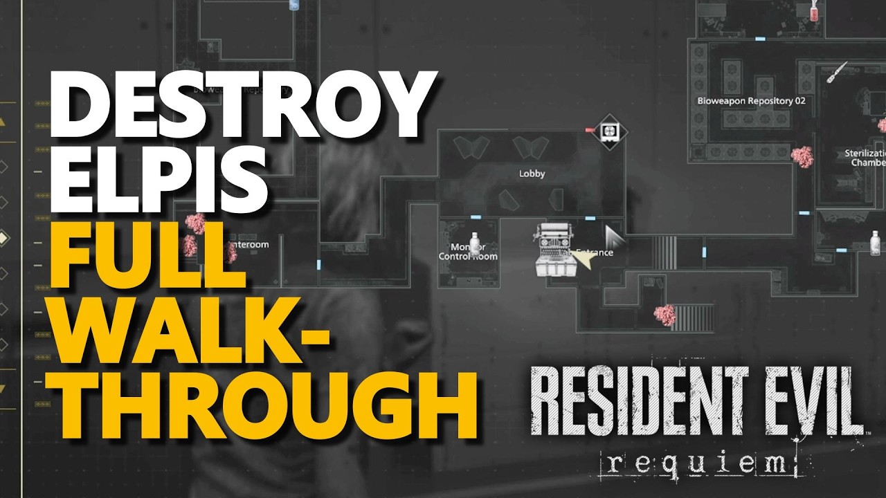 Destroy Elpis FULL WALKTHROUGH Resident Evil Requiem 9 - YouTube
