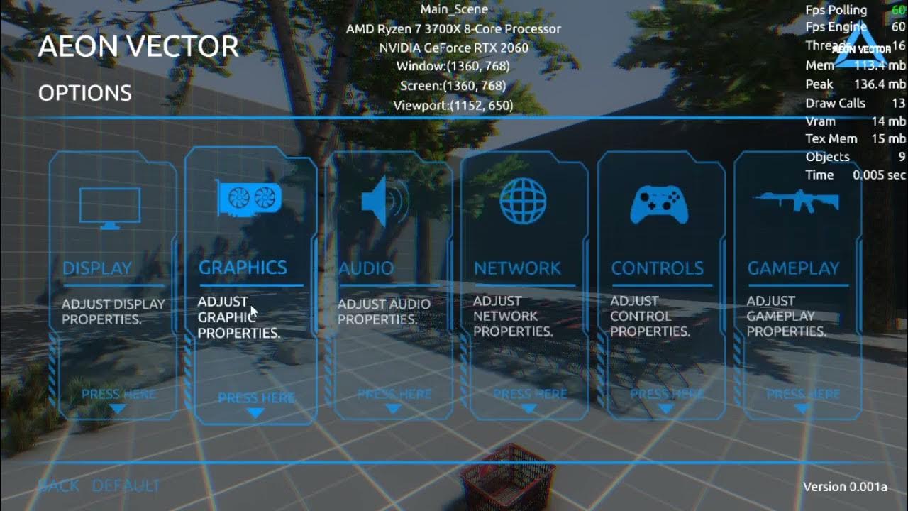 Aeon Vector Game UI Demo (Made in Godot Engine) - YouTube