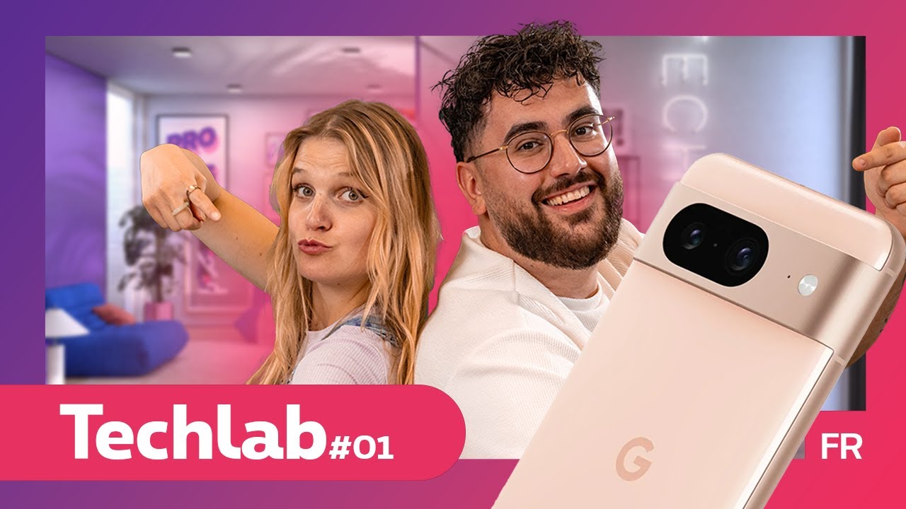 On a mis la main sur le nouveau Google Pixel 8 ! | Techlab #1 - YouTube