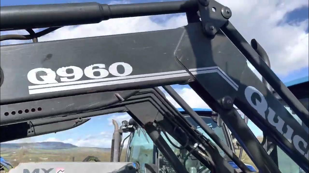 Loader and brackets to fit ford 6640-7740 quickie q960 - YouTube