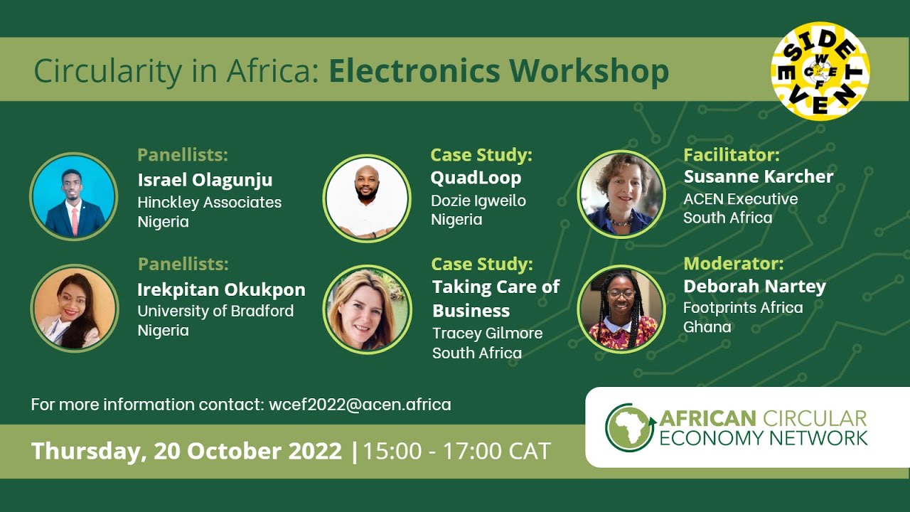 African Circular Economy Network - Circularity in Africa: Electronics ...